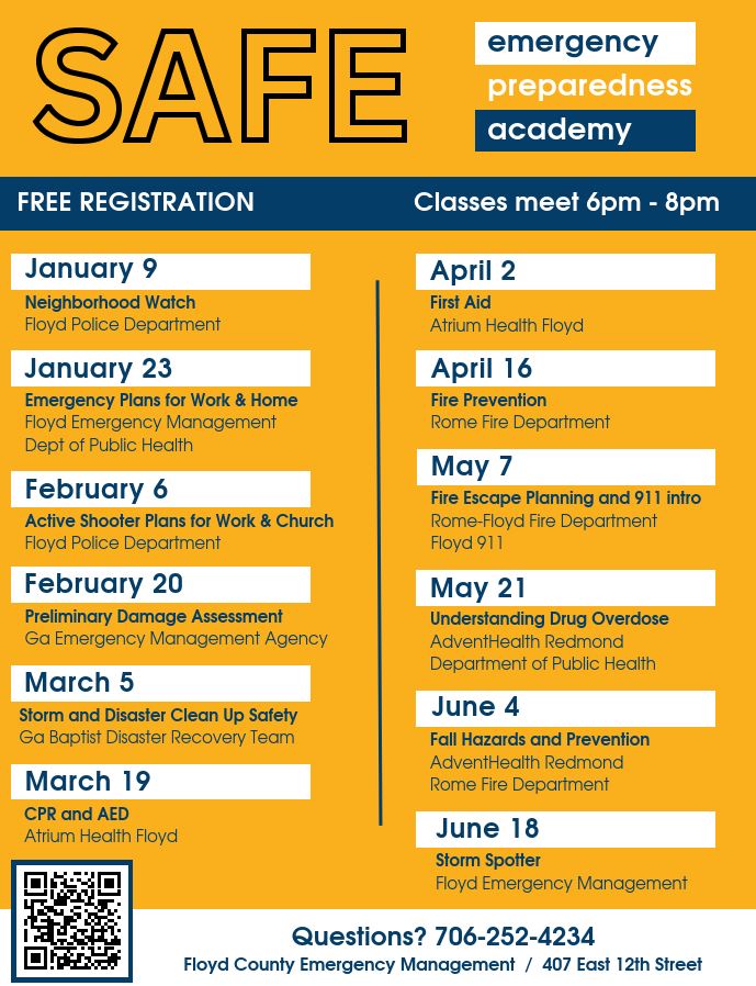 FLOYD EMA’S SAFE ACADEMY RETURNS IN 2024 | WLAQ-AM