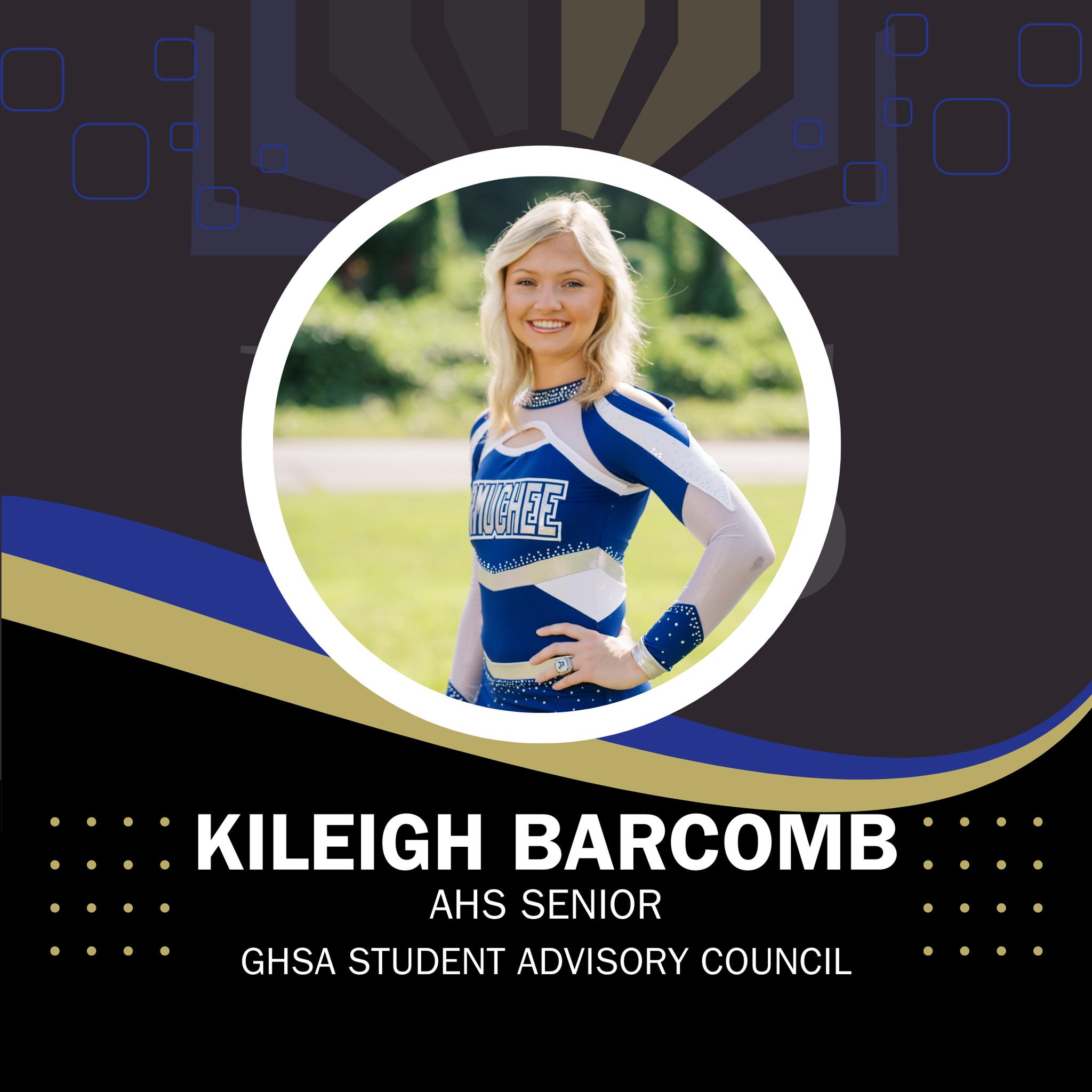AHS SENIOR KILEIGH BARCOMB SELECTED TO SERVE ON GHSA STUDENT ADVISORY ...