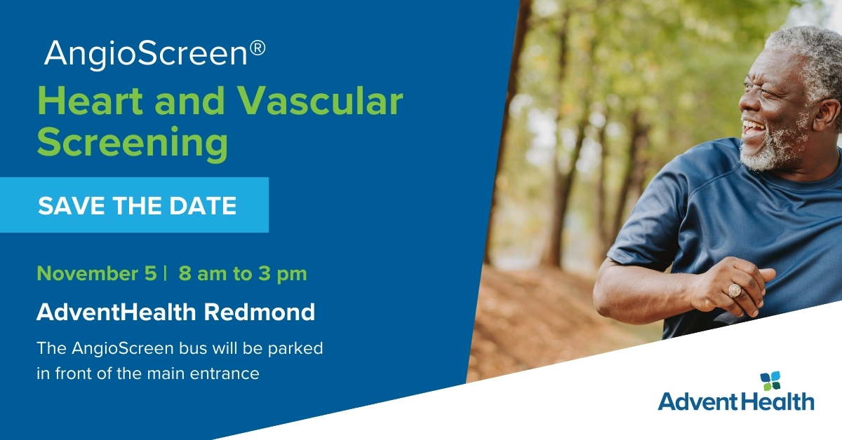 ADVENT HEALTH REDMOND TO HOST ANGIO SCREEN BUS ON NOVEMBER 5TH | WLAQ-AM