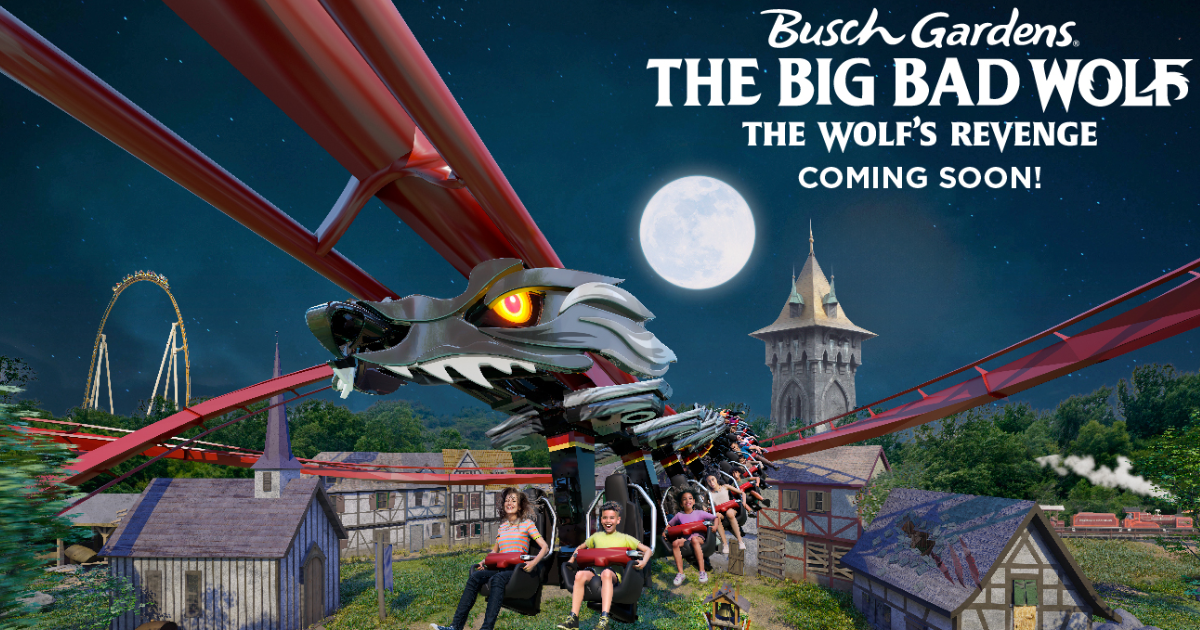 The Big Bad Wolf Returning to Busch Gardens with “The Wolf’s Revenge ...