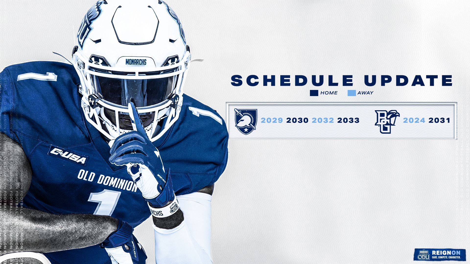 ODU Football Announces Future Games with Army West Point and Bowling ...