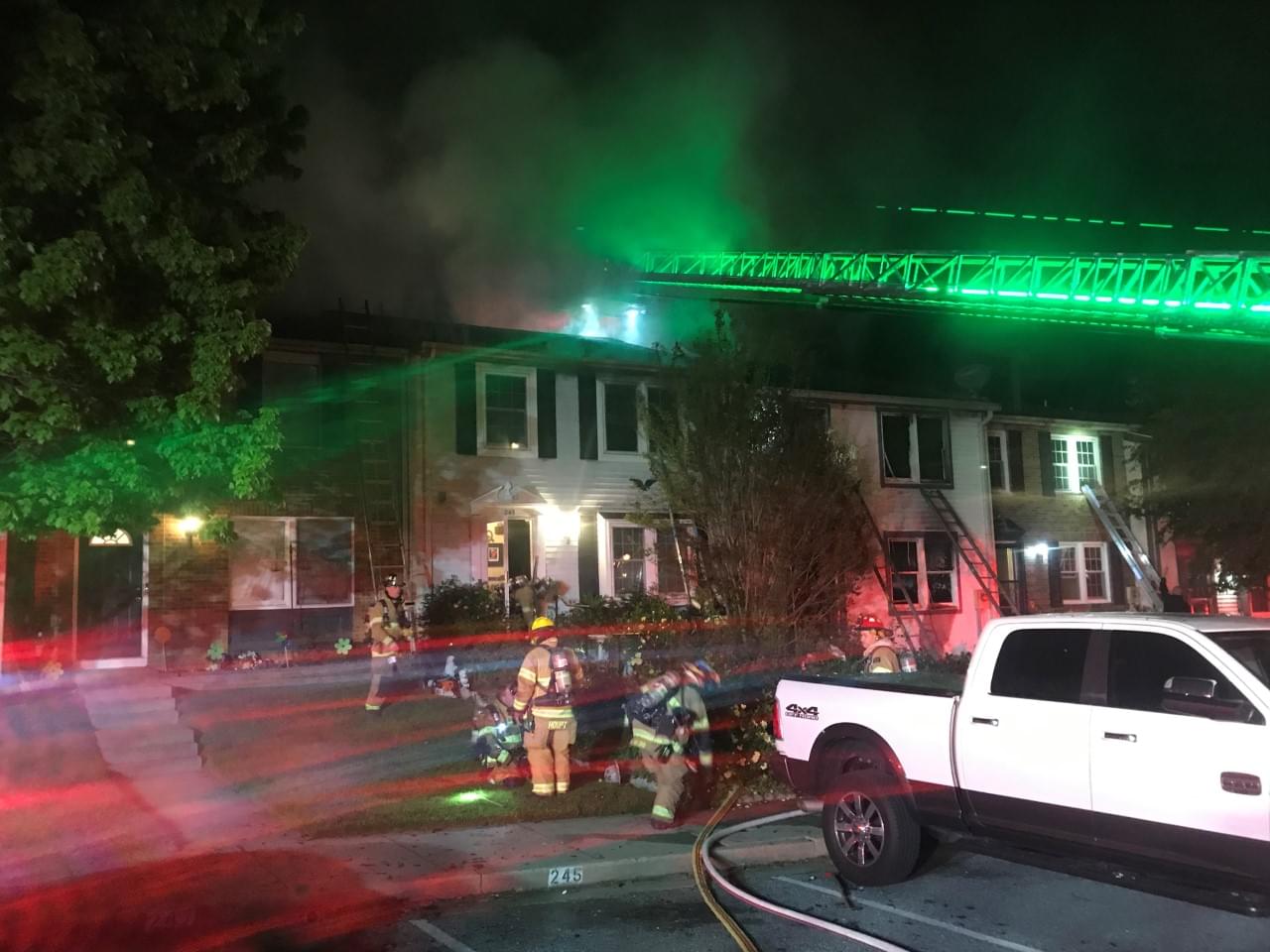 2-Alarm Fire Destroys Townhouse | WFMD-AM