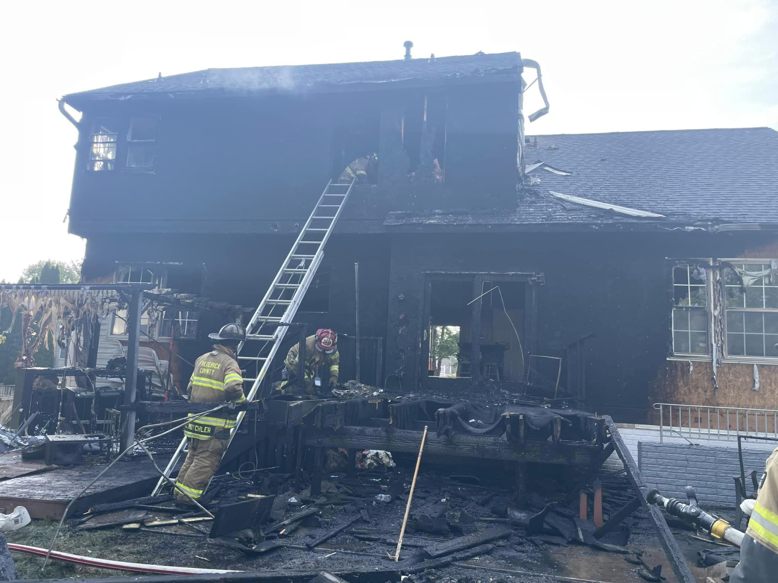 Back Deck of Frederick Home Catches Fire | WFMD-AM