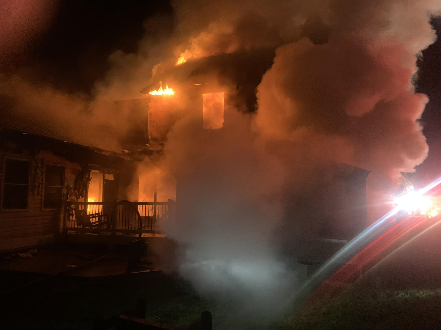 A Frederick County Fire Sends 4 People To The Hospital | WFMD-AM
