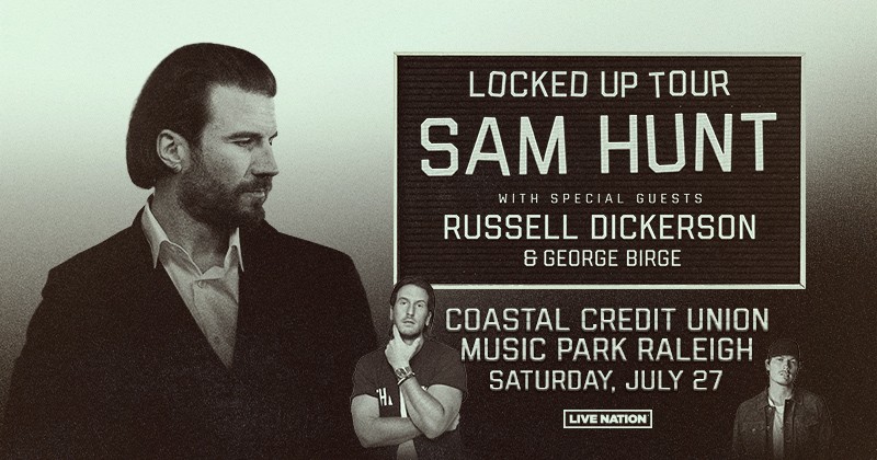 Sam Hunt: Locked Up Tour with Russell Dickerson and George Birge | 94.7 QDR