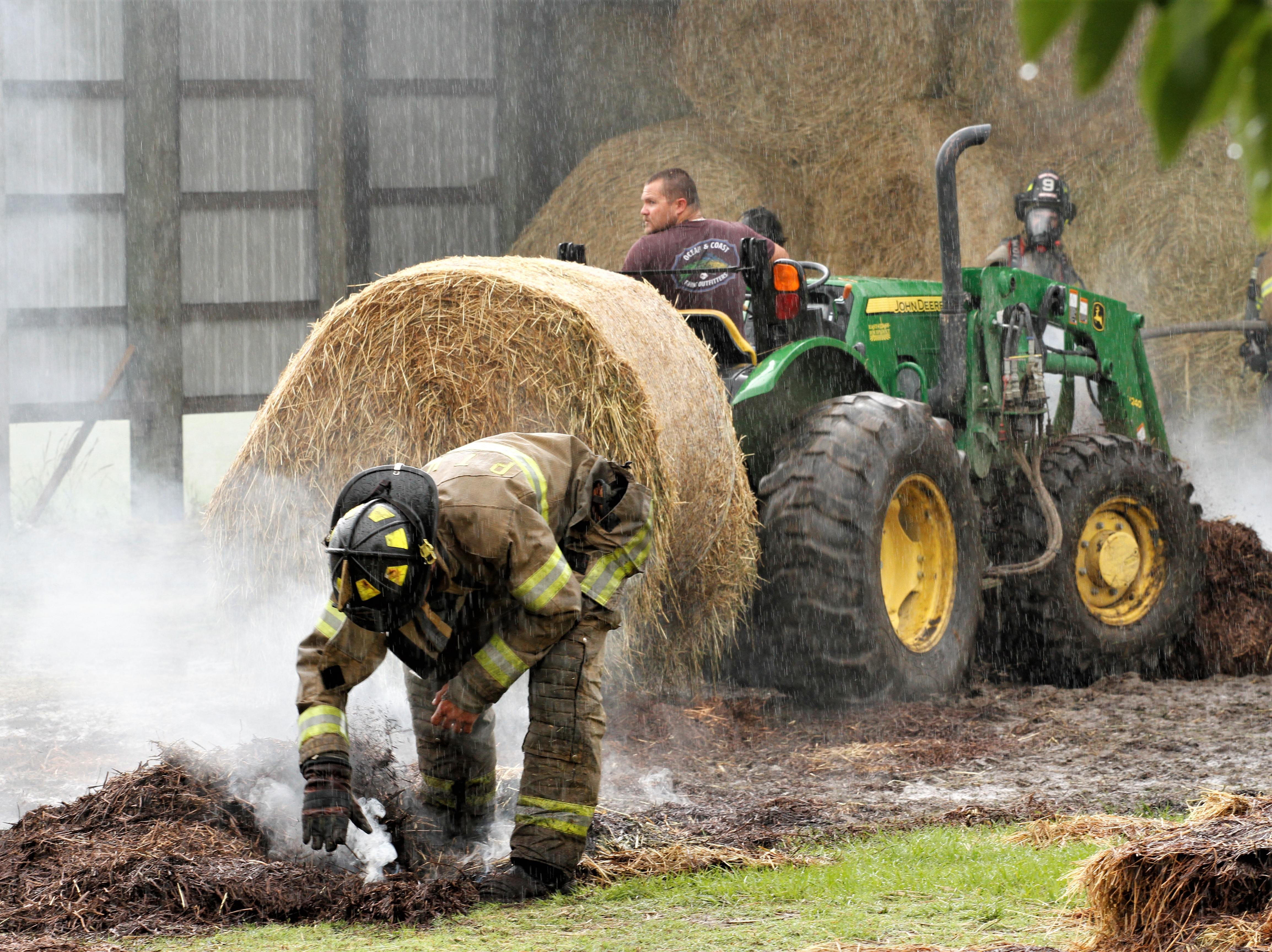 Hay Barn Fire Near Seven Springs (PHOTO GALLERY) | Goldsboro Daily News