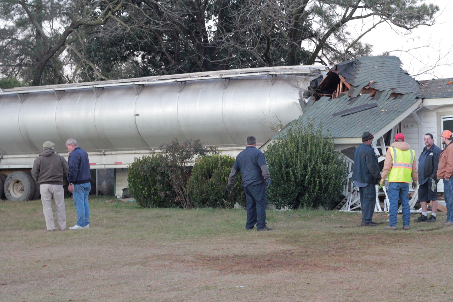 Tractor-Trailer Crashes Into Residence (PHOTO GALLERY) | Goldsboro ...