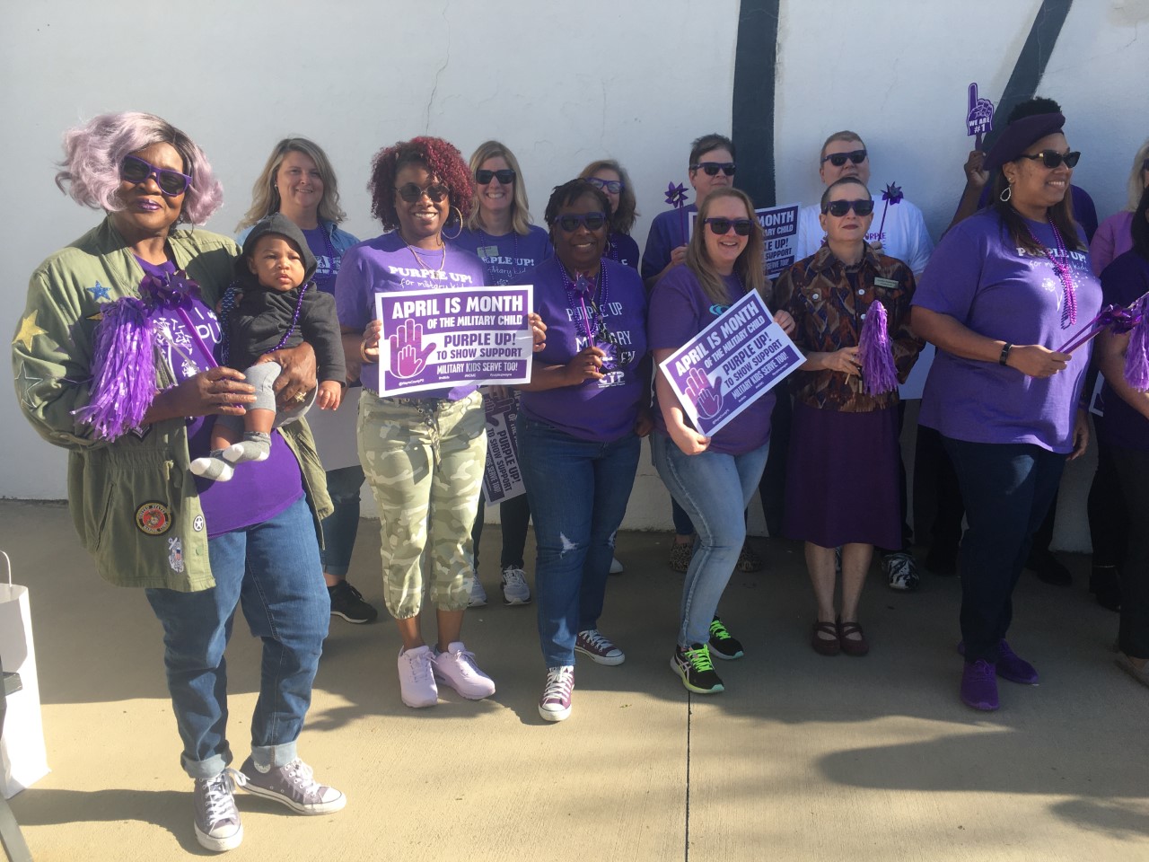 Purple Up! Parade Honoring Military Children [Photo Gallery ...