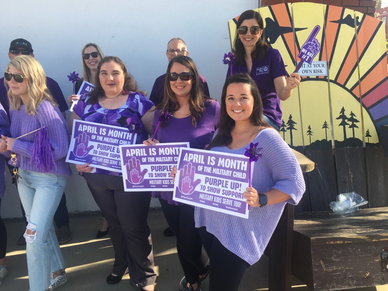 Purple Up! Parade Honoring Military Children [Photo Gallery ...