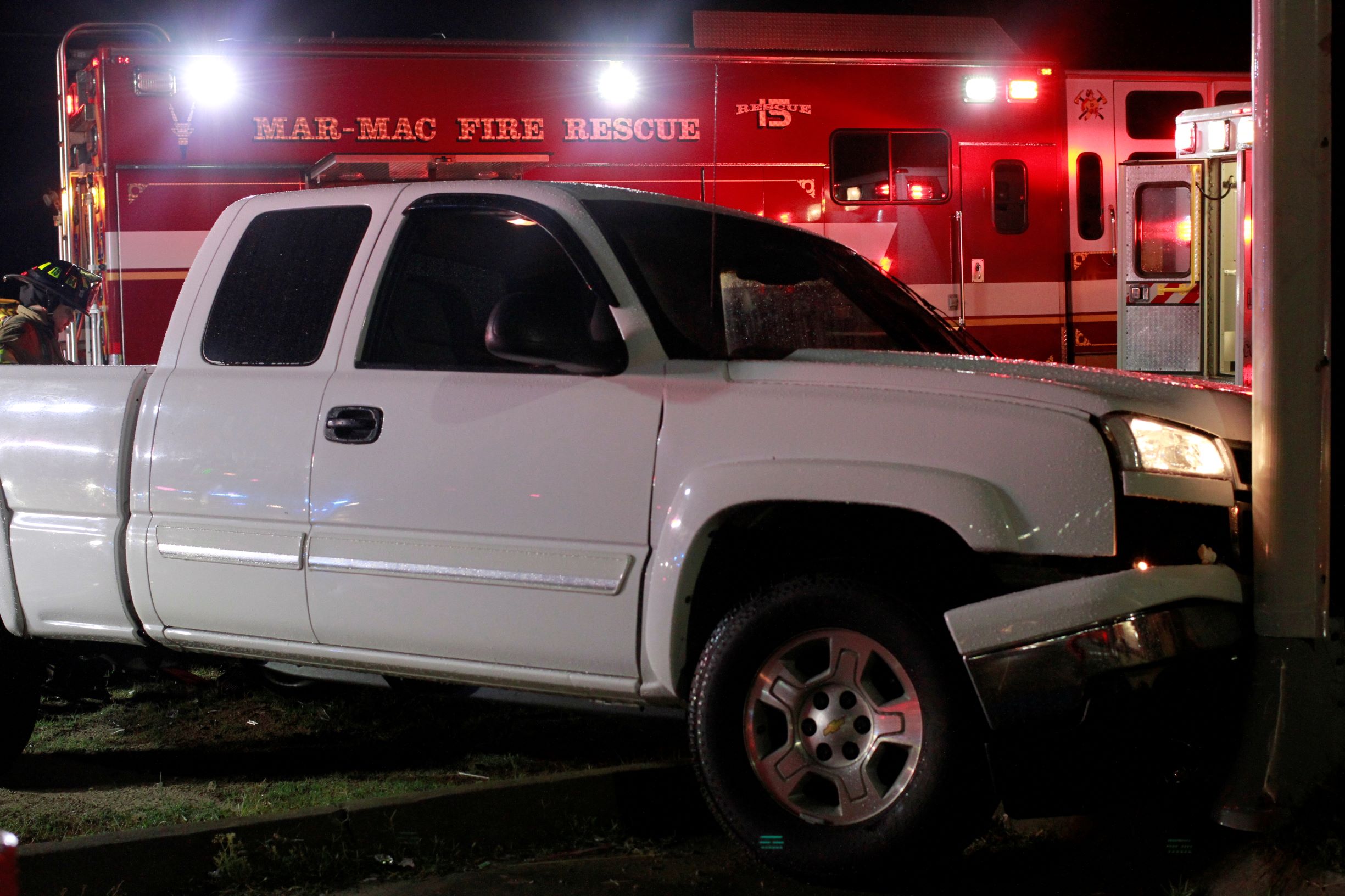 Mar-Mac Firefighters Assist Woman Trapped In Car After Crash With Truck ...