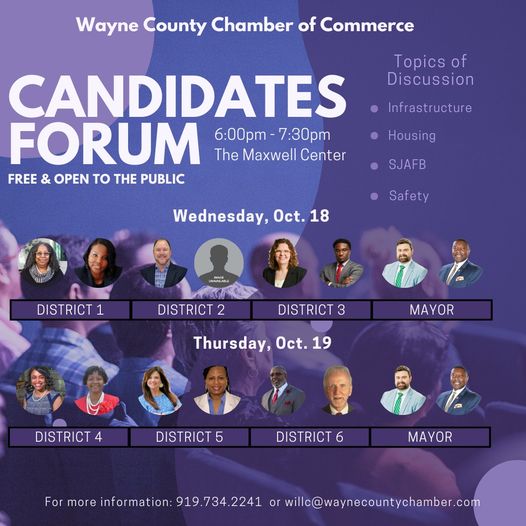 Candidate Forum to be Held at Maxwell Center | Goldsboro Daily News