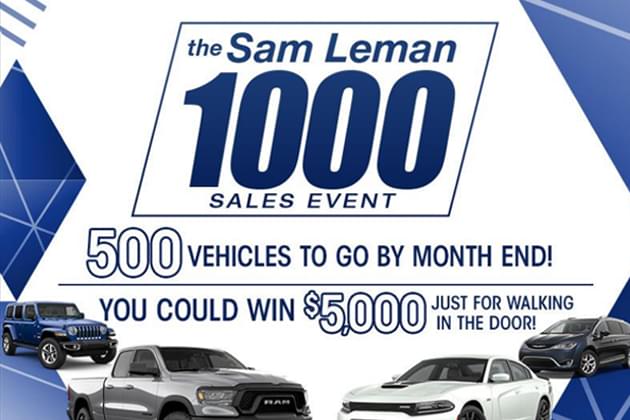 Sam Leman Looking To Smash A Sales Record This Month! | WIXO-FM
