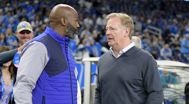 NFL Commissioner Roger Goodell Visits Detroit: ‘We Didn’t Hesitate’ to ...