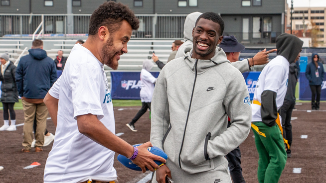 Game On! NFL PLAY 60 Clinic Kicks Off Pre-Draft Festivities in Detroit ...