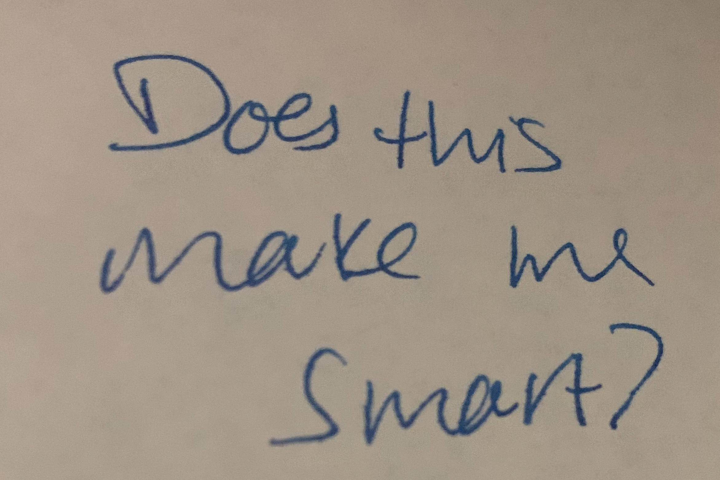 Sloppy Handwriting? It Might Be Because Of Your Big Brain!