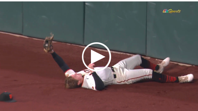 Bryce Johnson leaves game after incredible catch in center field – 810 ...