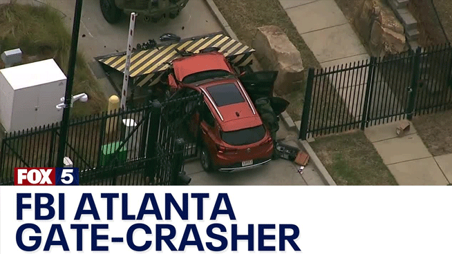 Car Rams Into Gate at Atlanta FBI Office – KABC-AM