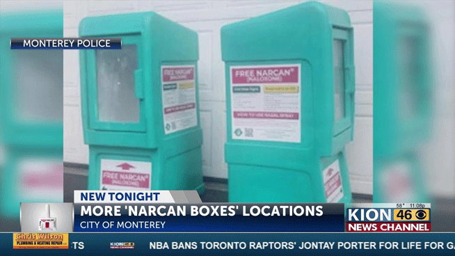 Monterey Installs Free Narcan Boxes – KABC-AM