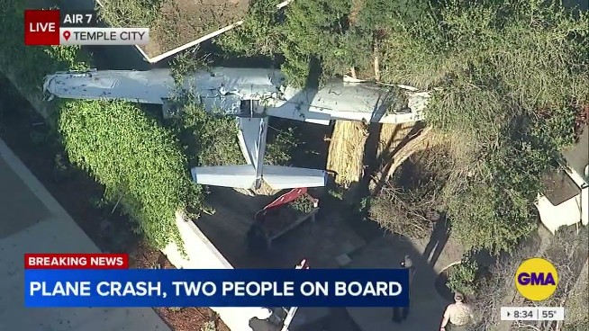 Plane Crashed into Home’s Backyard East Of LA – KABC-AM