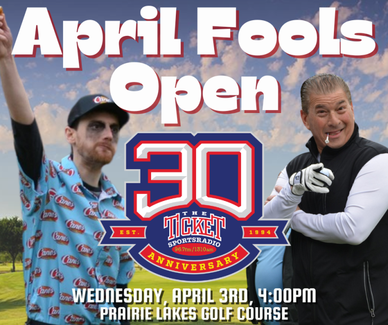 April Fools Open Returns to Prairie Lakes and The Ticket April 3rd
