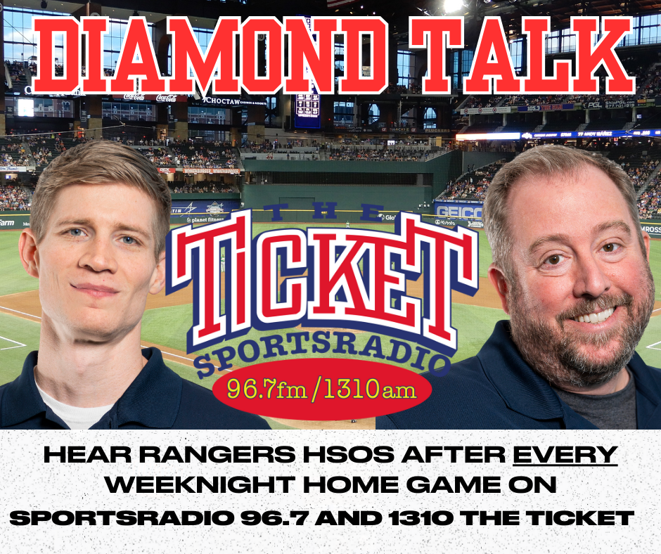Diamond Talk Rangers Postgame Show after Ranger Weeknight Home Games ...