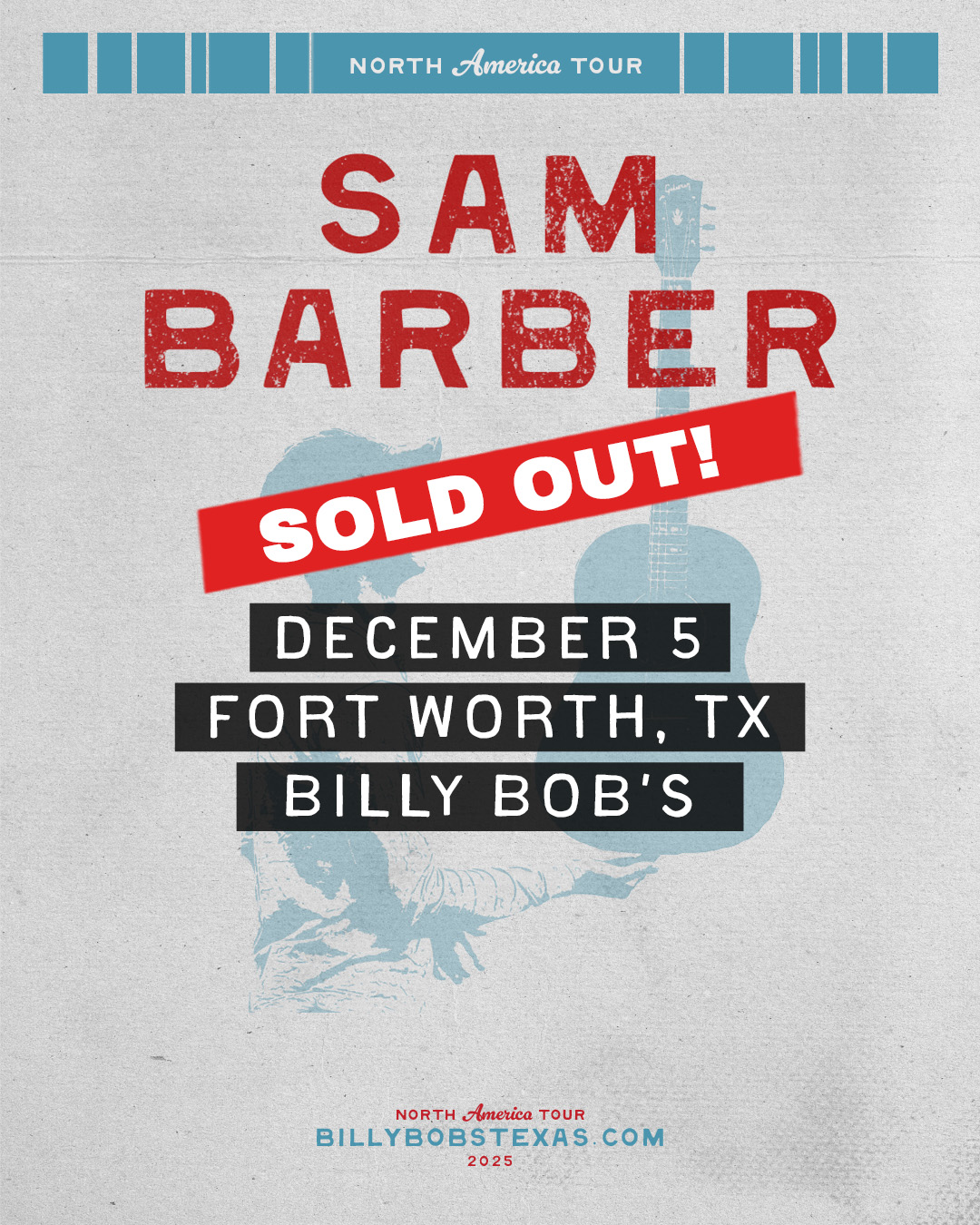 Sam Barber | Billy Bob’s Texas | 12.05.25 | KPLX-FM