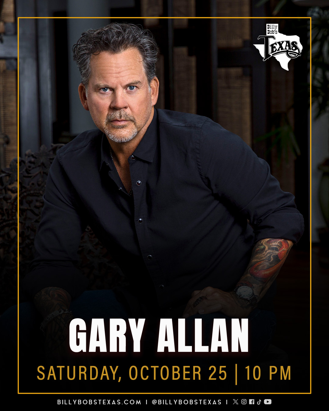 Gary Allen | Billy Bob’s Texas | 10.25.25 | New Country 96.3