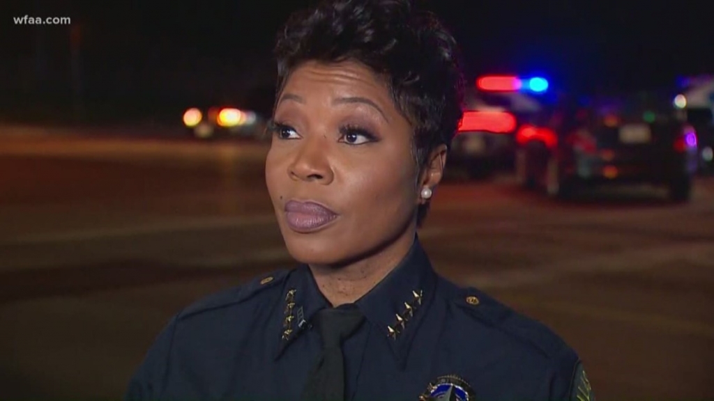 Dallas Police Chief Renee Hall Heckled by Protesters | News Talk WBAP-AM