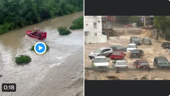 Catastrophic Flooding in the NE; At Least One Person Dead; Floods ...