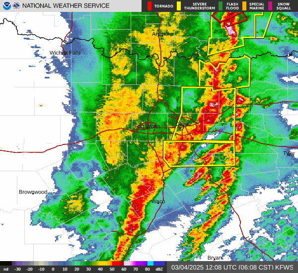 Severe Storms hitting DFW hard. | News Talk WBAP-AM