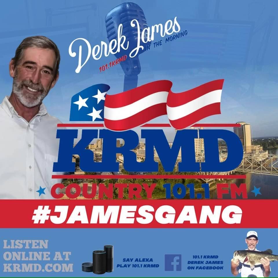 Derek James in the Morning | 101.1 KRMD