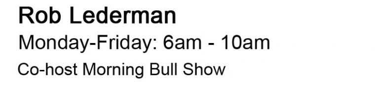 Shows: Rob Lederman | WGRF-FM