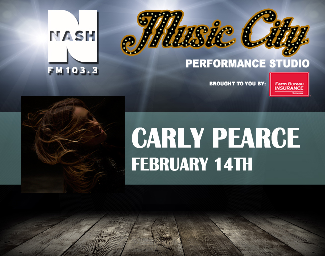 Carly Pearce in the Music City Performance Studio Brought to you by ...