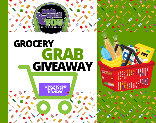 Nate & April’s Grocery Grab Giveaway | 102.5 WIOG | WIOG-FM