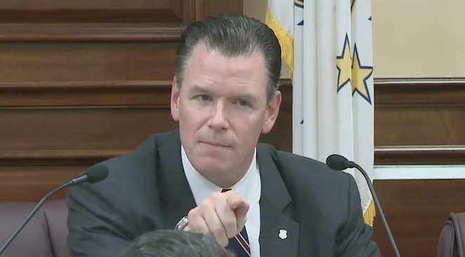 WATCH: Sen Archambault yells at constituent for questioning laugher | WPRO