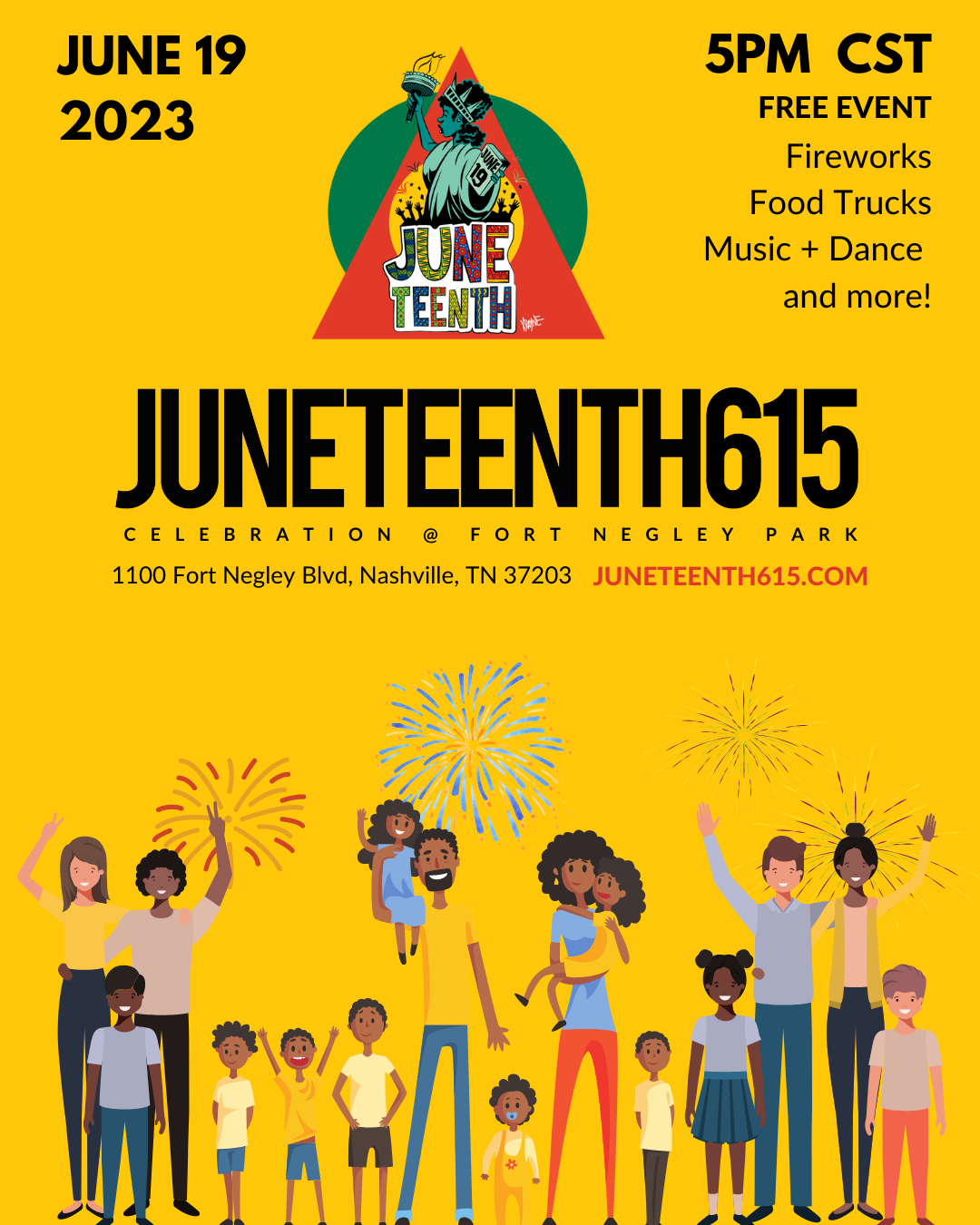 06/19/23 Juneteenth615 Fest | 92Q WQQK-FM