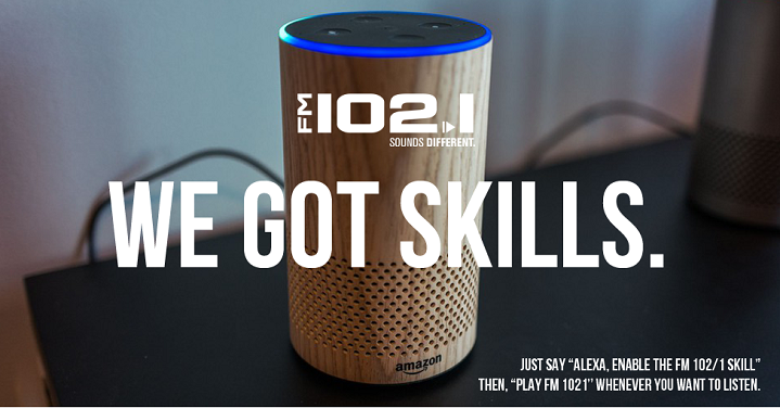 LISTEN LIVE ON ALEXA | FM 102/1