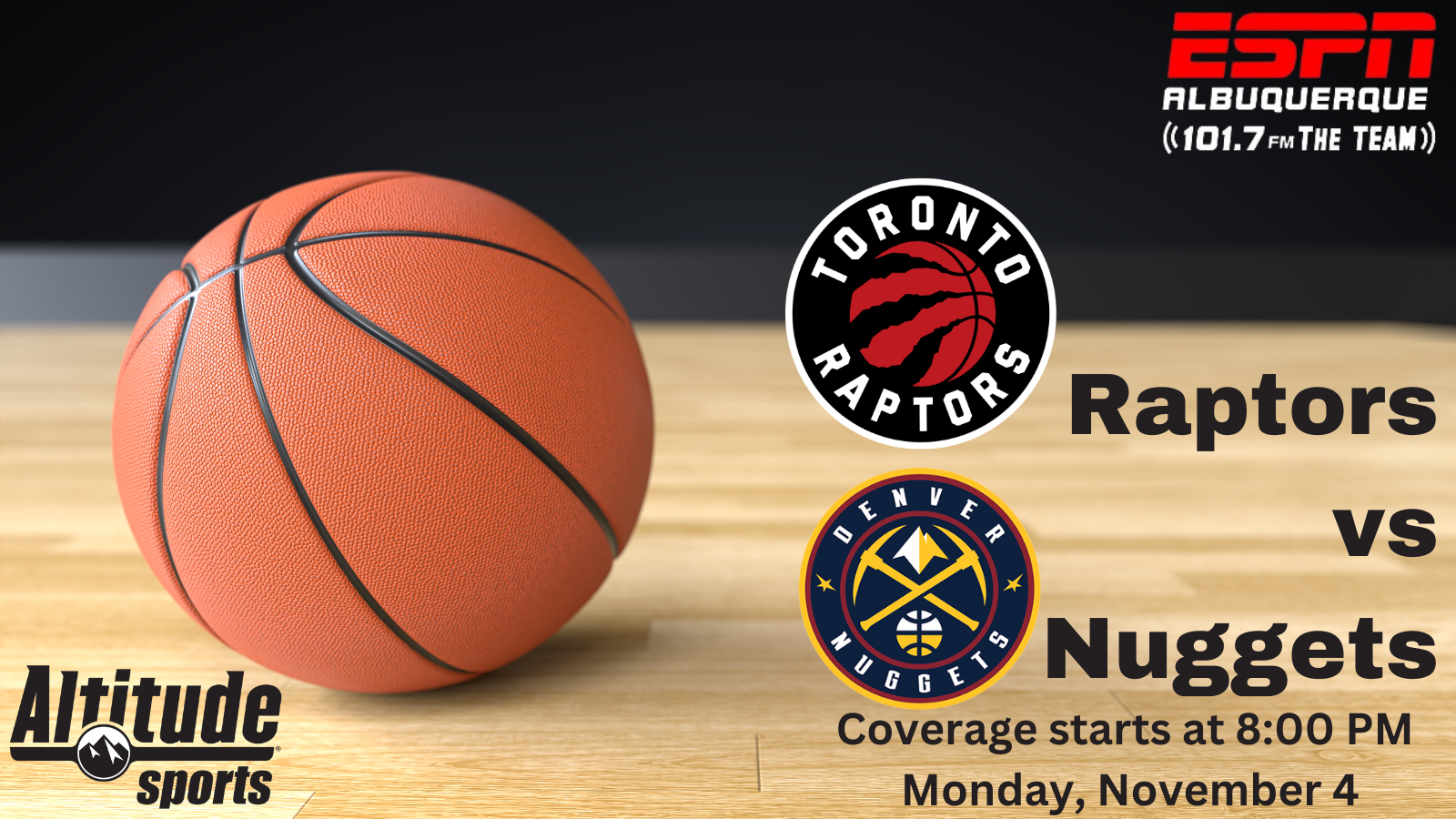 NBA – Raptors at Nuggets | KQTM-FM