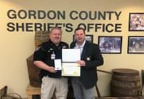 Gordon Sheriff recognizes longest serving deputy | WRGA