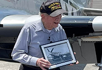 Local WW2 Flying Ace reunited with Plane at Rome Airport | WRGA