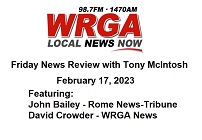 Audio: WRGA Friday News Review | WRGA