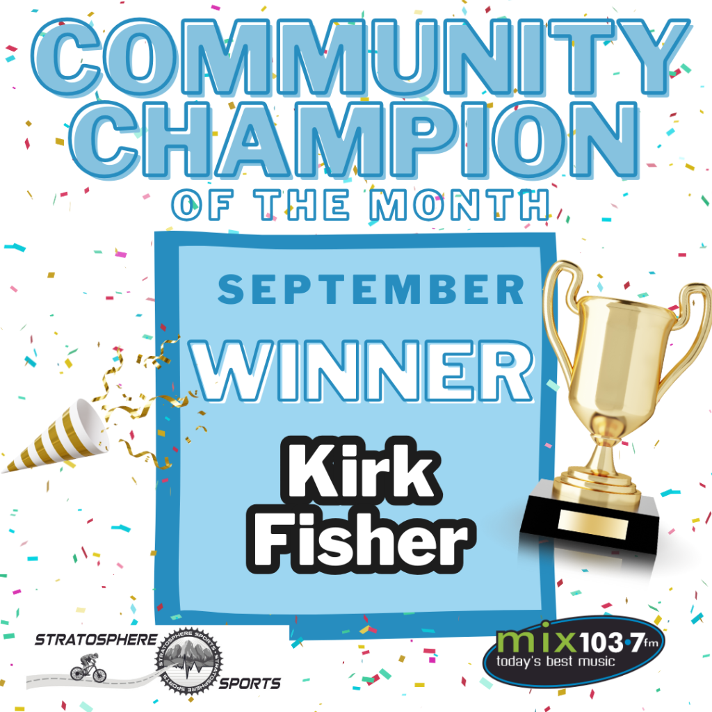 September's Winner - Kirk Fisher - play 103.7