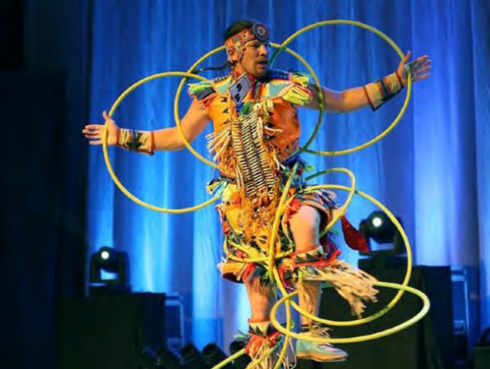 Three-time world-hoop dancing champ performs at Yorkton schools – 620 CKRM