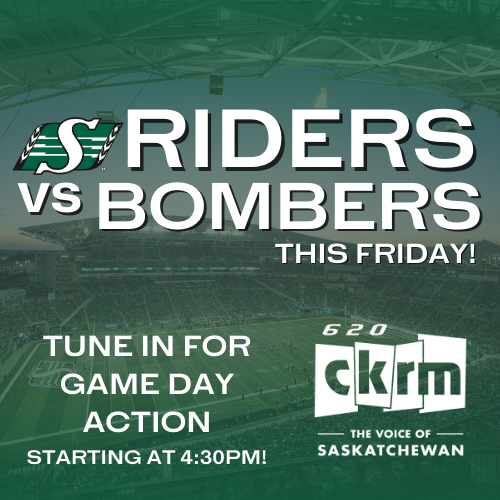 “Obsidian Green” Is the Colour for the Riders Versus the Bombers – 620 CKRM